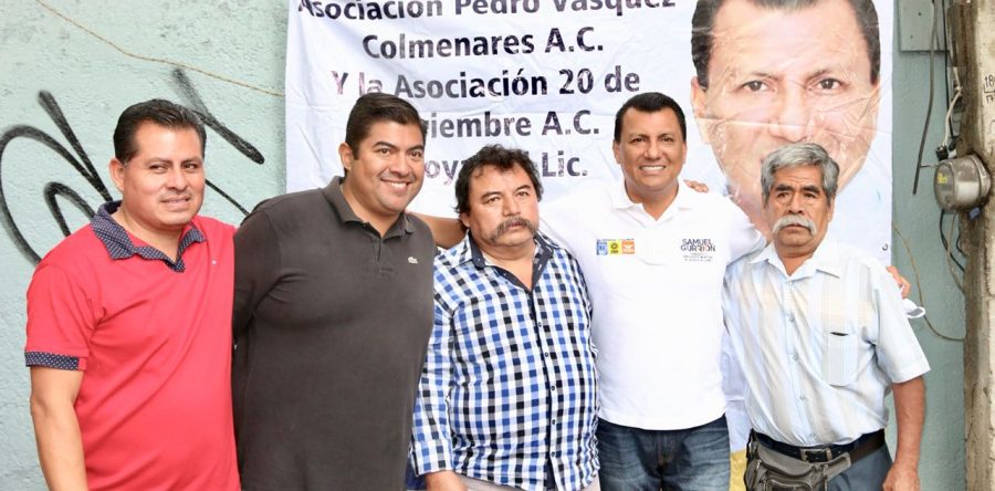 Se suman asociaciones de tianguistas con Samuel Gurrión Se suman asociaciones de tianguistas con Samuel Gurrión
